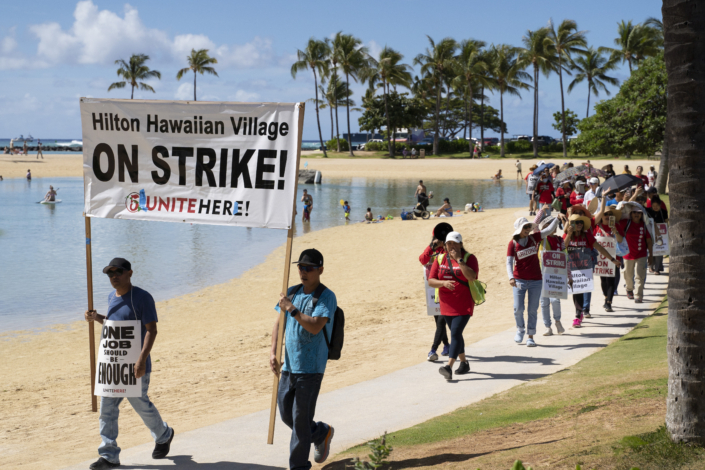 Hilton Hawaiian Village workers ratify contract, ending 40-day strike ...